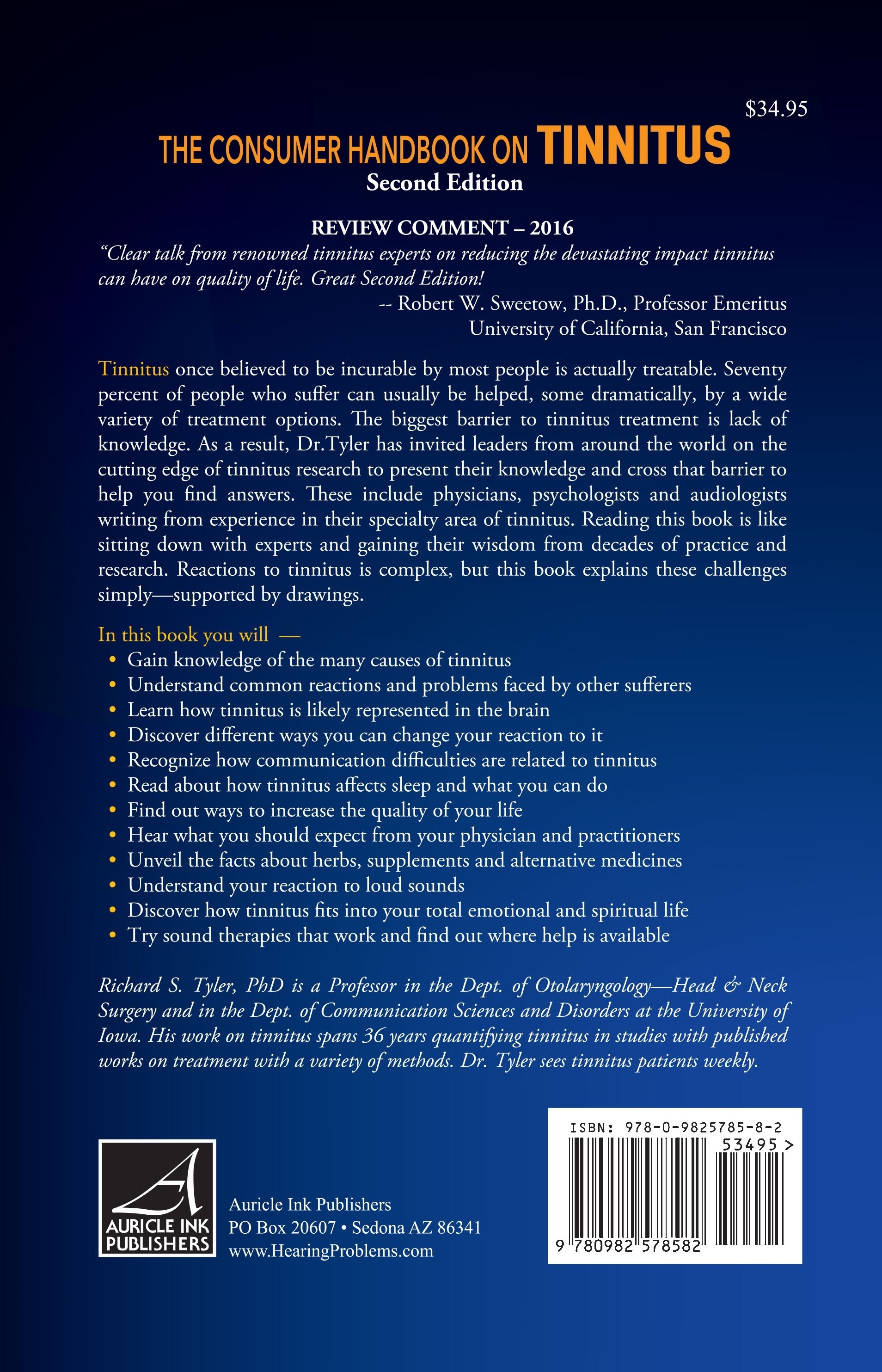 The Consumer Handbook on Tinnitus (2nd Ed.) | 9780982578582