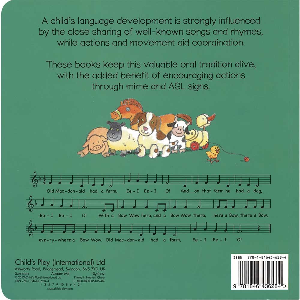 Hands-On Songs: Old Macdonald Board Book | 9781846436284