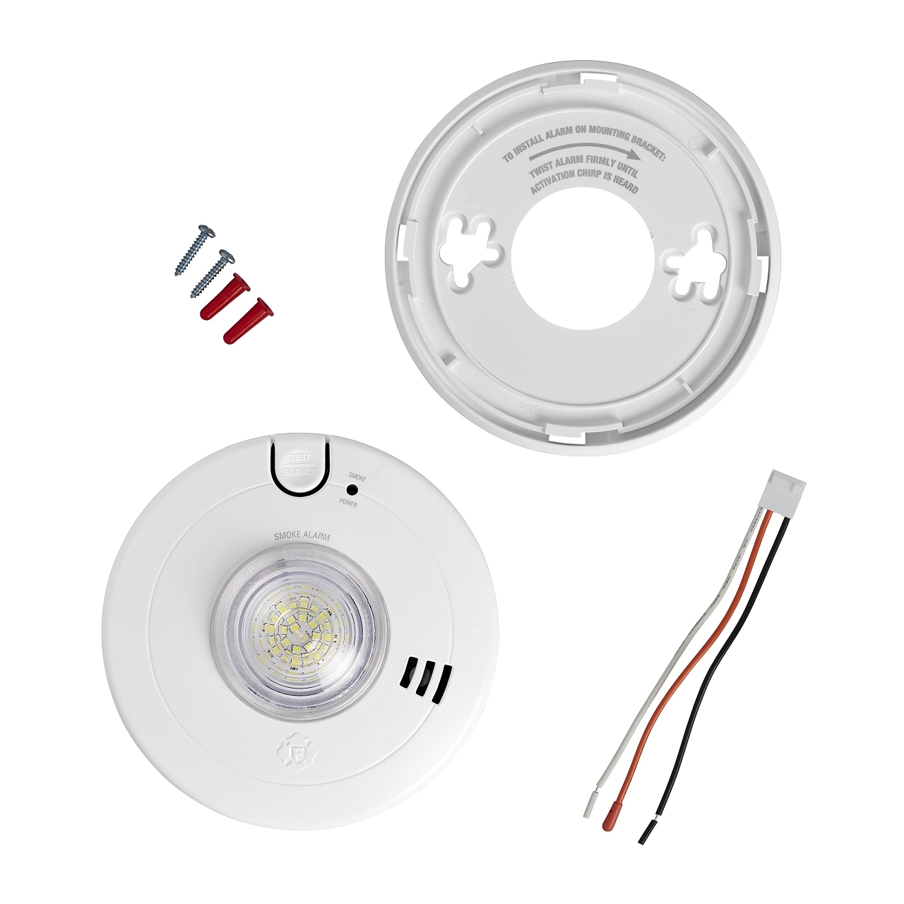 BRK First Alert SM110LED-AC Hardwired Smoke Alarm w/ LED Strobe