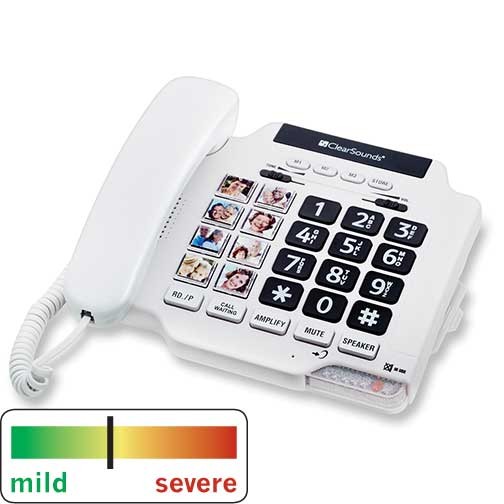 ClearSounds CSC500 Amplified Big Picture Button Spirit Corded Telephone