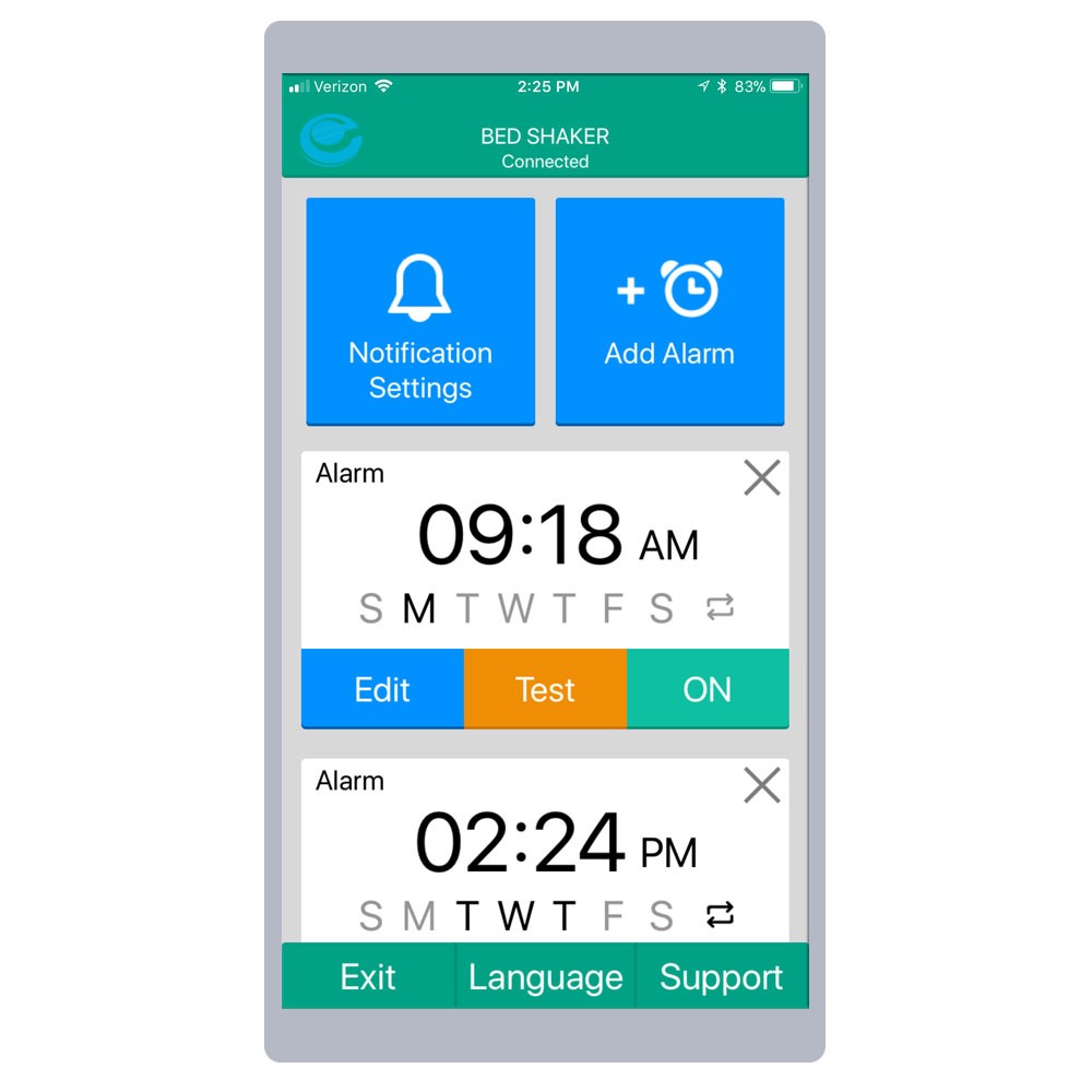 Serene Innovations SS-201 Super Shaker Bluetooth Bed Shaker
