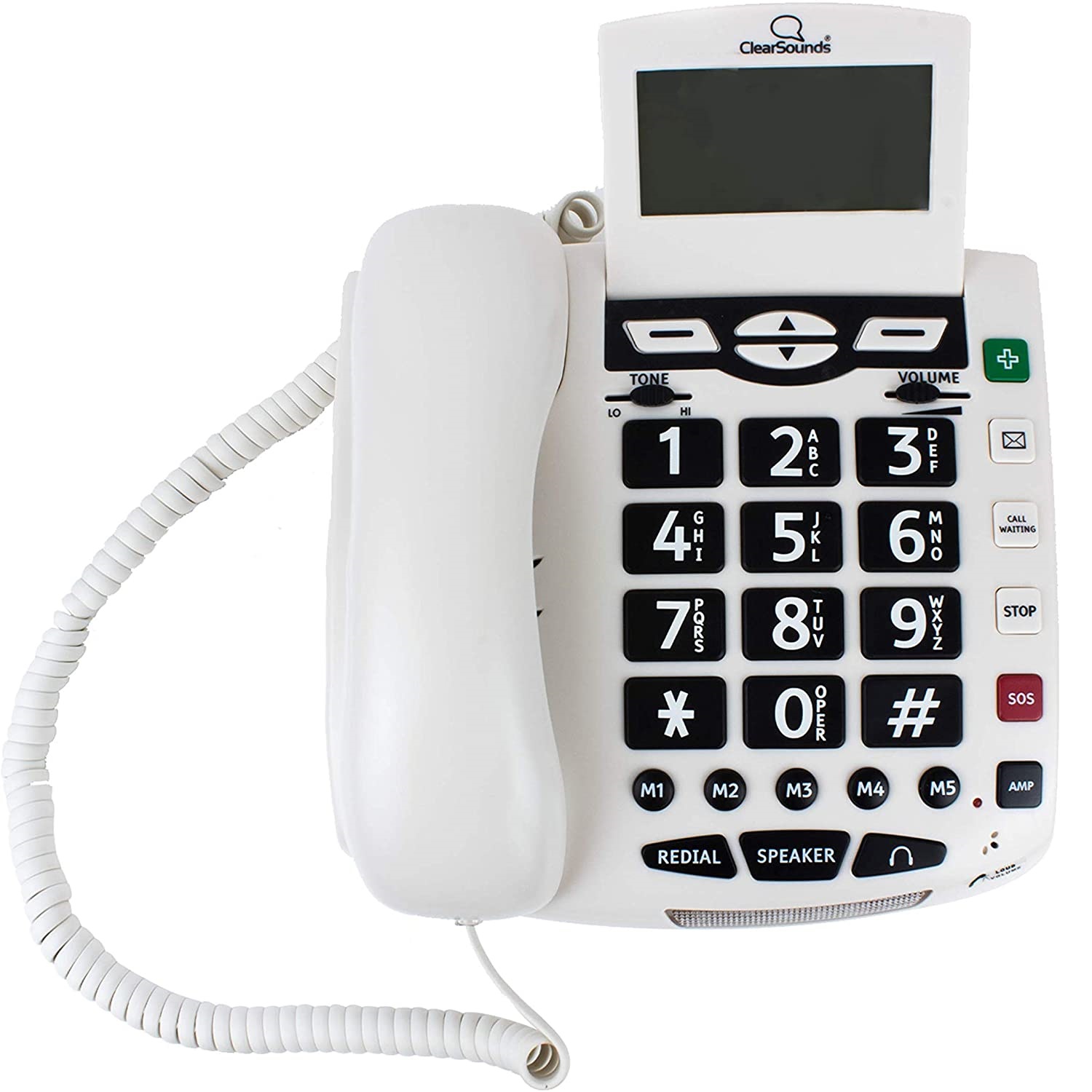 ClearSounds UltraClear Amplified Corded Caller ID Speakerphone