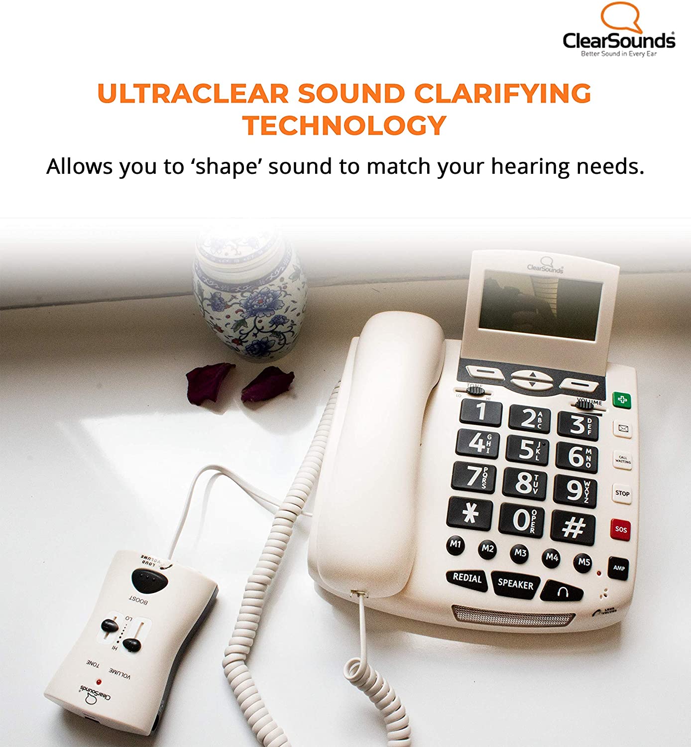 ClearSounds UltraClear Portable Phone Amplifier