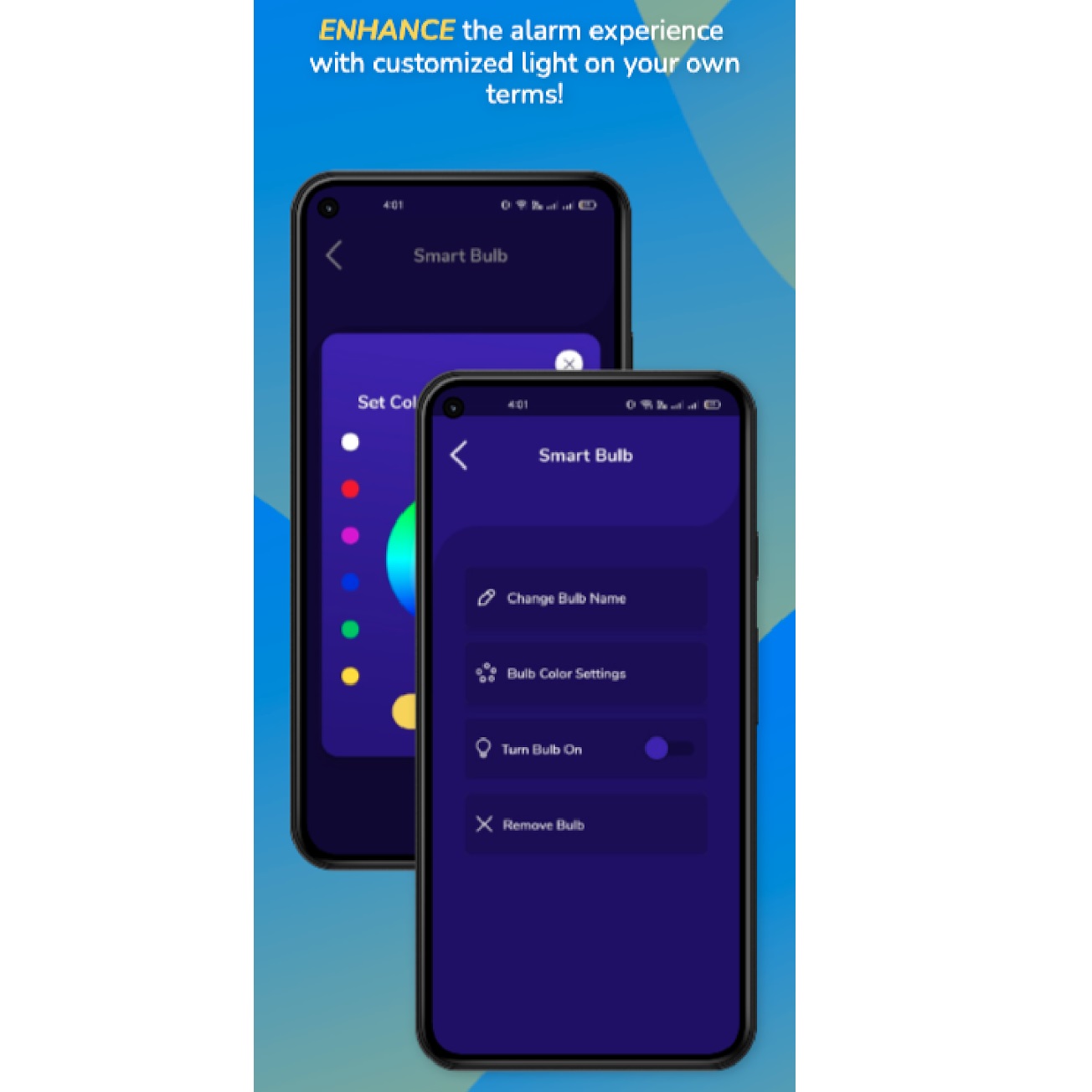 Light Awake Smart LED Light Bulb Alarm Clock | Wake Calmly