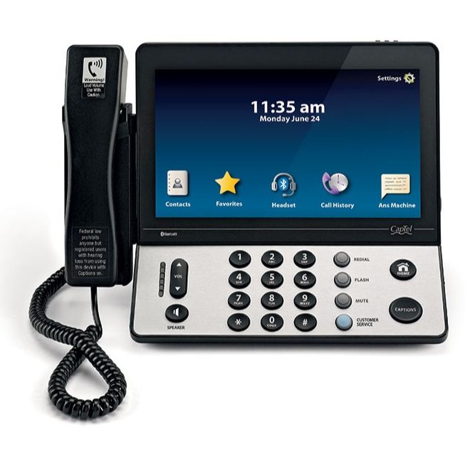 CapTel 2400i Telephone | 10.1" Touchscreen | Captions Calls Clearly