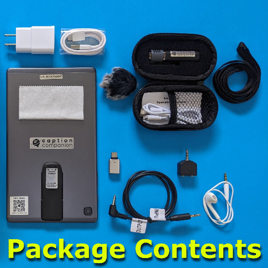 Caption Companion | Live Transcription Tablet with SmartMic